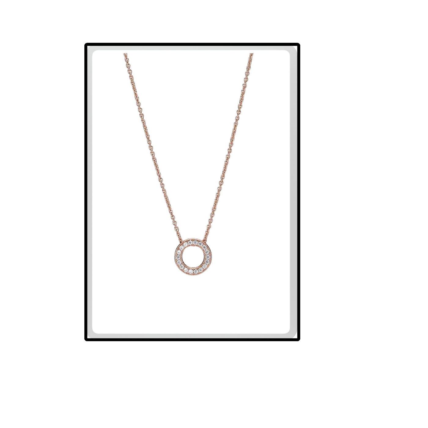 COLAR CIRCÚLO PAVÉ - Rubijoias